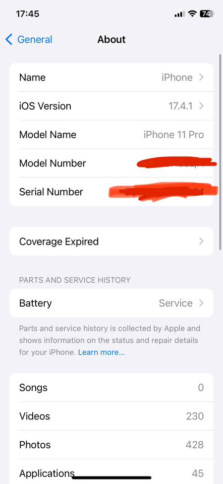 Iphone 11 pro LL/A