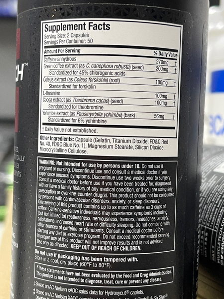 Muscletech Hydroxycut Hardcore