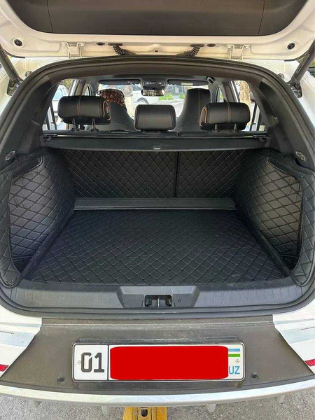 BYD SONG Plus DMI полик из кожи для багажника 9D закрывают бока спинки