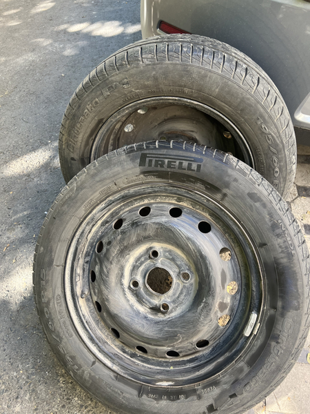 Продем колеса от Ласетти. Родные штампованые диски и шины Pirelli