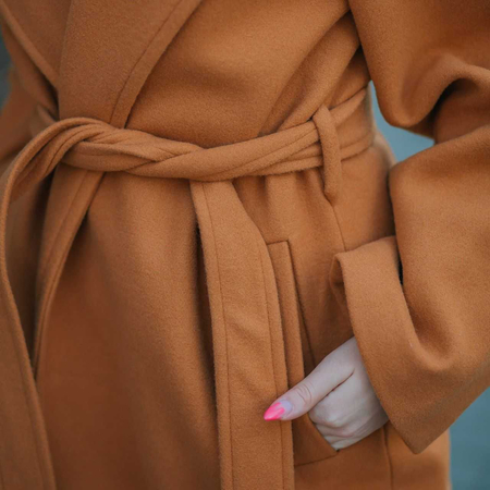 Теплый пальто от Pink Island