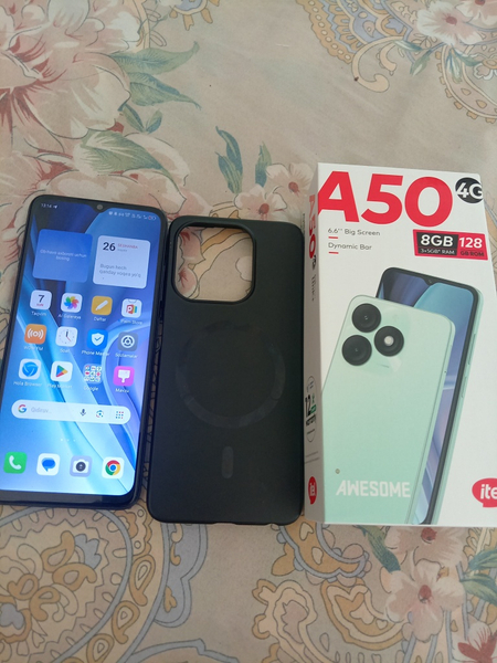 Itel A 50 8/128 yangi tel