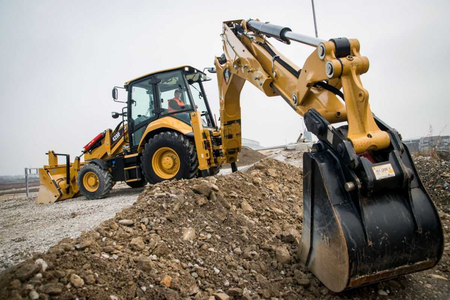 Экскаватор погрузчик Cat 428 FULL