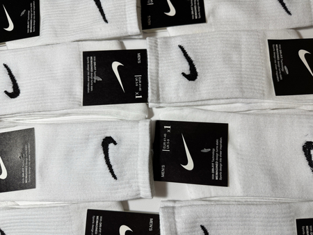 Белые высокие- Носки Nike