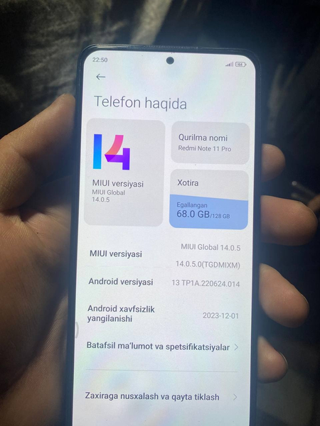 Ridmi not 11 pro