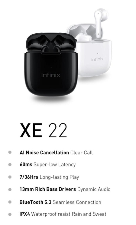 Infinix XE22 Bluetooth quloqchin Original