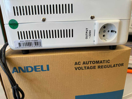 STABILIZATOR napryajeniya ANDELI-QR-bilan TOZA Original SDW-1kva Model