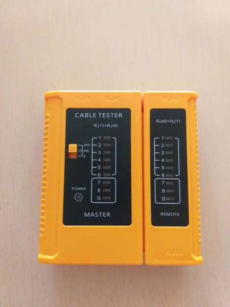 Cable Tester Rj45-Rj11 для проверки лан сетей