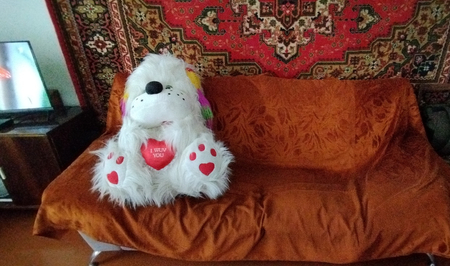 Мягкая игрушка, большая.