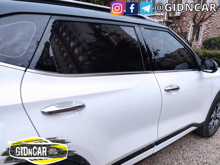 Глянцевые стойки на Киа Селтос Kia Seltos