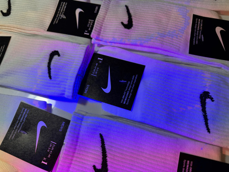 Белые высокие- Носки Nike
