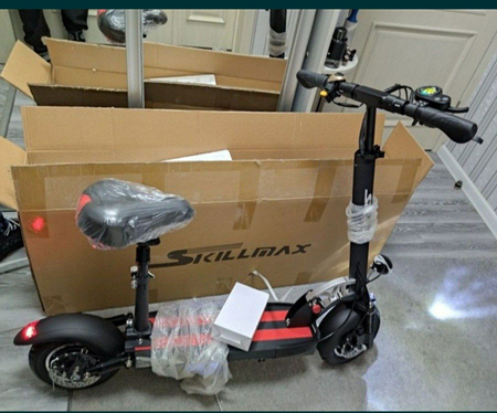Даставка бесплатная. Электросамокат Skillmax Italian technology Mini r