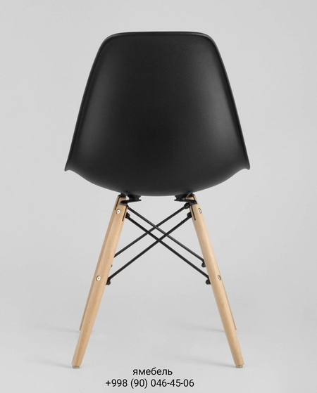 Стул черный stul qora lofl eames fitz ikea mebel мебель офисная мебель