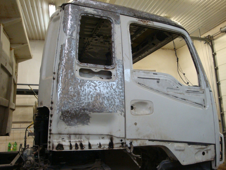 Покраска грузовой автомобиль