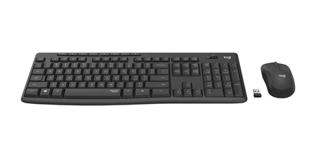 Офисный беспроводной набор клавиатура мышь Logitech MK295 Silent RU