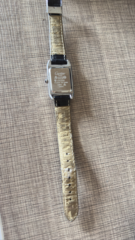 Часы cartier серебро,оригинал!