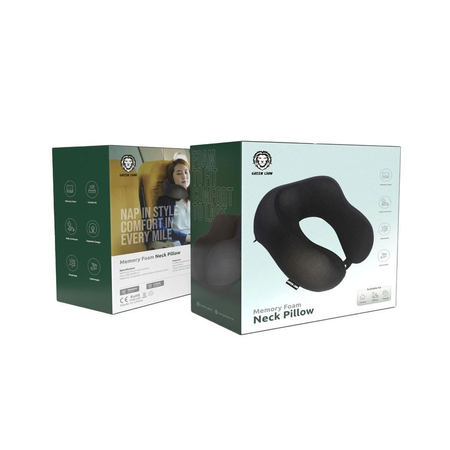 Подушка для шеи Green Lion Memory Foam Neck Pillow