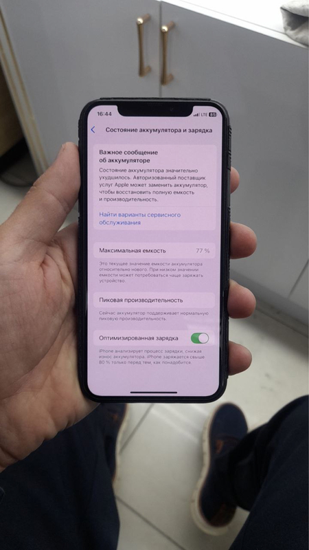 Iphone XS 64 gb qora
