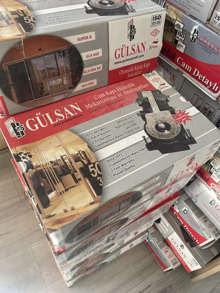 Механизм для стеклянных дверей Gülsan