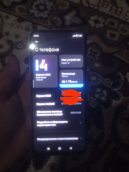 Redmi Not 12  Sotiladi pamit 8 ga 256 tali Hichqati Alishmagan u