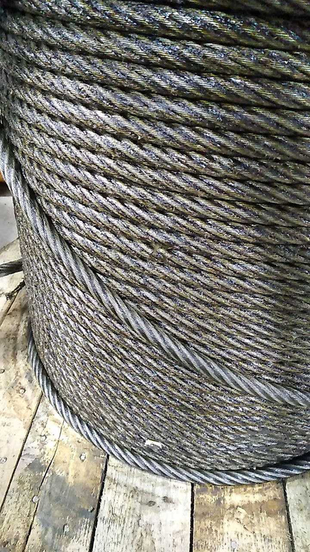 Продам стальной канат, трос. для лифта, на манипулятор.