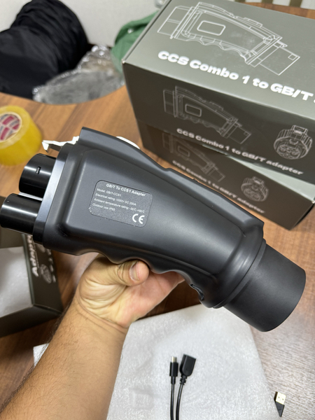 Адаптер переходник GBT DC to CCS1 Kia Bongo