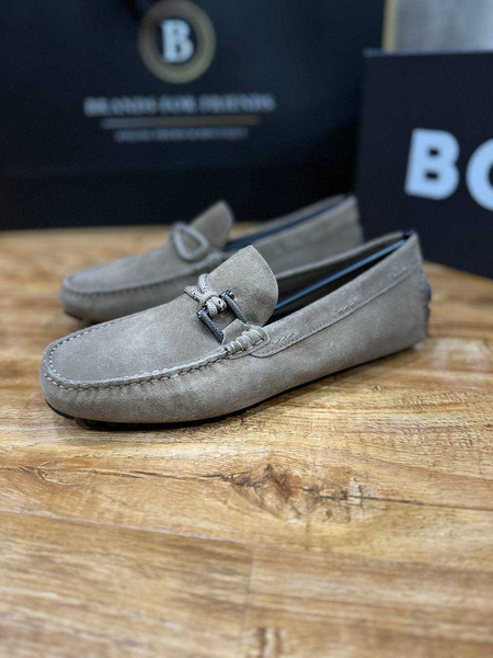 BOSS мокасины со шнуром в коричневом цвете ИТАЛИЯ