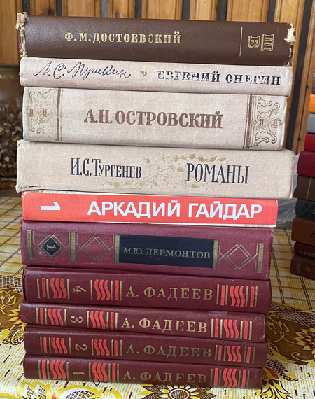 Книги из дома: художественная, детская, учебная литература