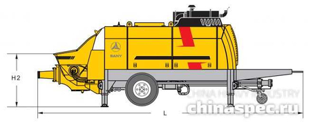 Стационарный бетононасос SANY  [HTB8018-5S] XCMG Zoomlion в наличий