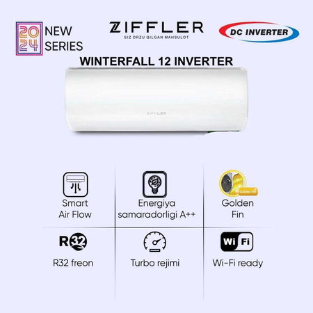 Кондиционер Ziffler 9 12 18  Inverter скидка на складе доставка есть