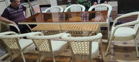 Ratan to'qima stol sutullar optim narxlarda