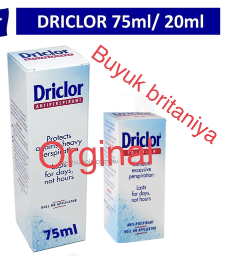 Driclor 75ml orginal kottasi
