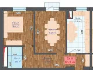 Срочно продается ЖК ВОДНИК 2х ком квартира на 27.000$ 537