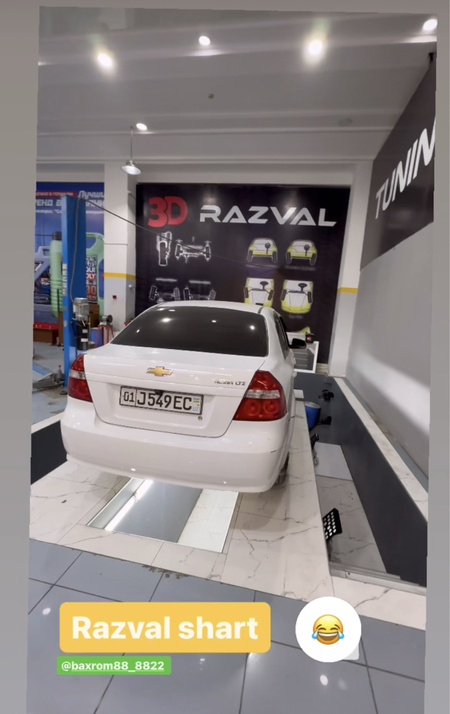 3D Razval Yunusobod uchqahramonda Diagnostika bepul