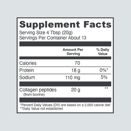 Порошок Vital Proteins с коллагеновыми пептидами, способствует здоровь