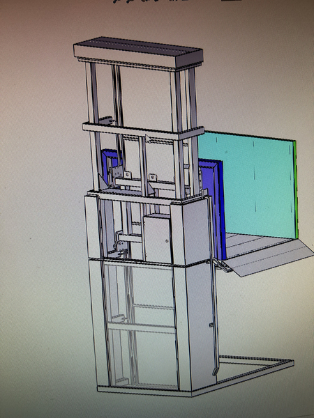 Инвалидный подемник wheelchair lift