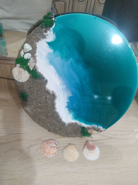 Kartina resin art. Epoksidniy smola