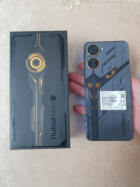 ZTE Nubia Neo 5G 8+10/256 Black 5G Orginal Flagman igravoy Karobka Bor