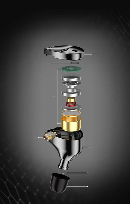 наушники KZ D-Fi с системой переключателей