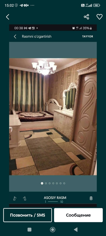 Qizlga Arenda Yakksaroy Bobur park 100$