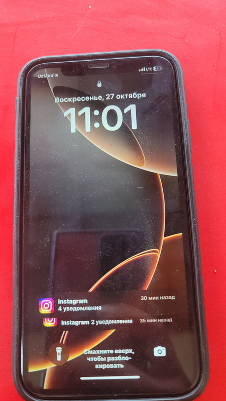 Iphone 11 128gb qora ideal