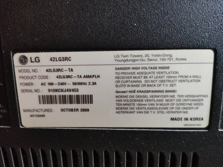 Корейский Телевизор LG | На запчасти