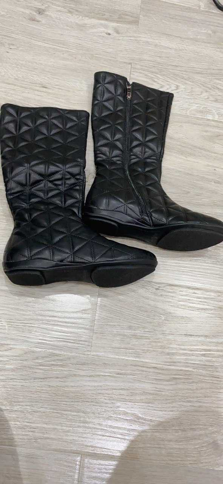 Сапоги женские черные