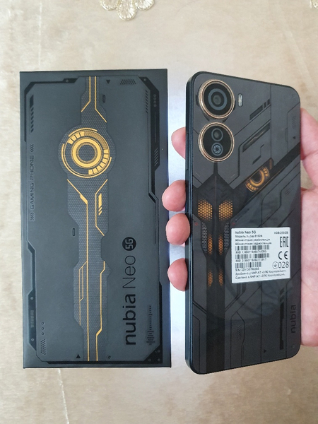 ZTE Nubia Neo 5G 8+10/256 Black 5G Orginal Flagman igravoy Karobka Bor