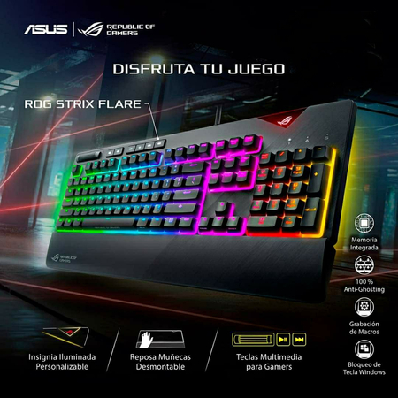 СКИДКА! RU/ENG Asus Rog Strix Flare Механическая Клавиатура