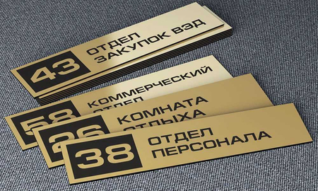 Объемные буквы,таблички на двери