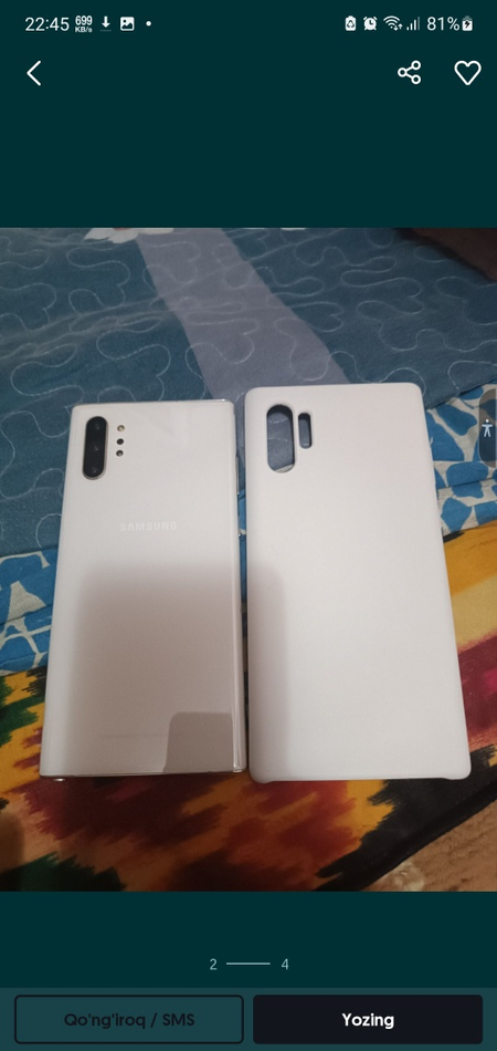Galaxy note 10+ 5G sotiladi