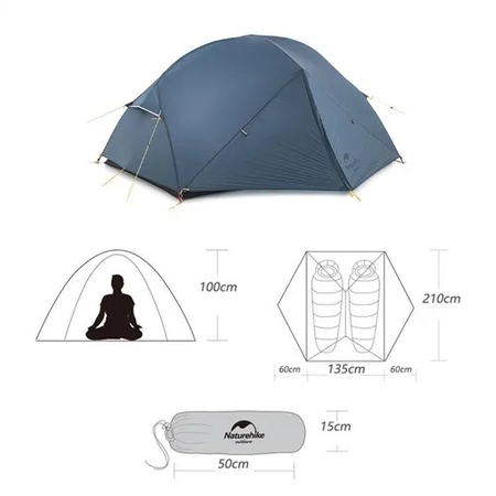 Палатка Naturehike Mongar 2 15D