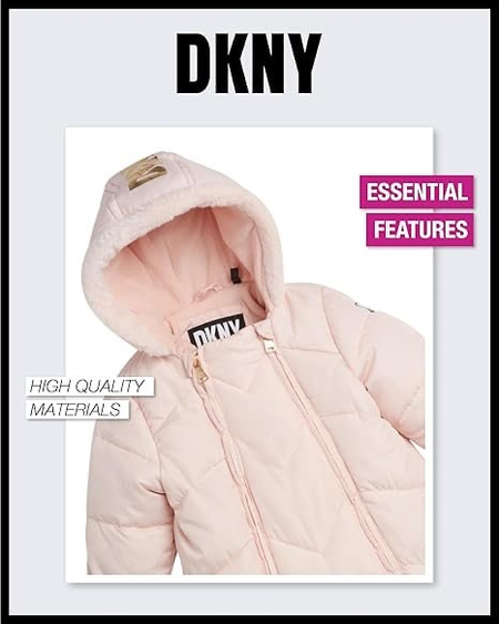 Зимний комбинезон для девочек DKNY