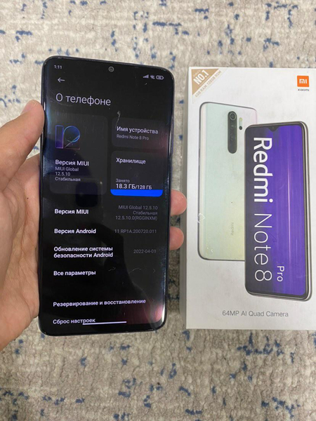 Redmi note 8 pro 128gb